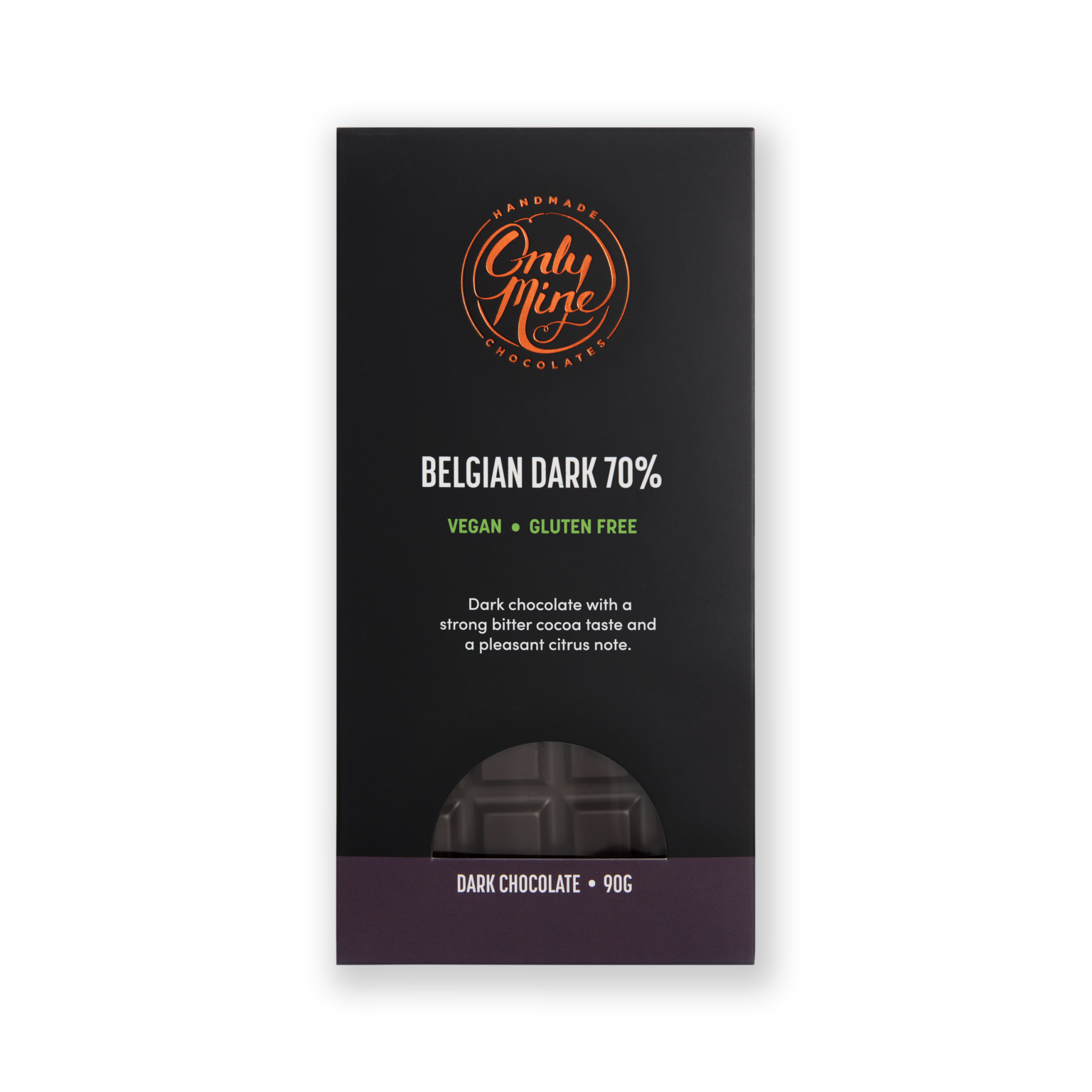 Belgian Dark 70% Bar – Only Mine